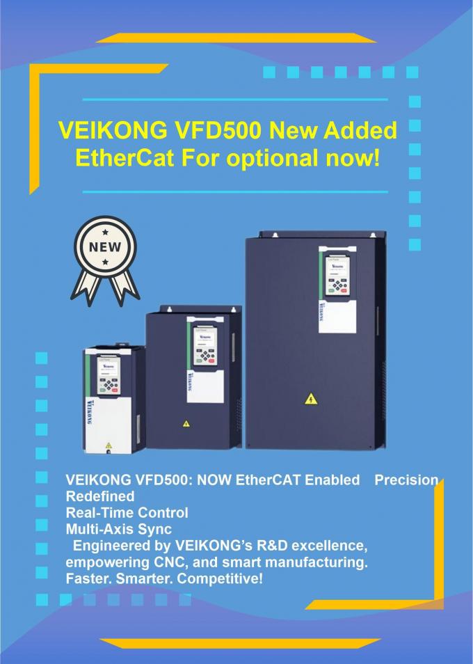 VEIKONG Launches EtherCAT Support for VFD500 Series Drives, Elevating Industrial Automation